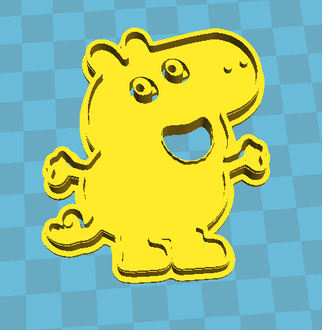 STL file Peppa pig George Cortante 🐖・3D printer model to download・Cults