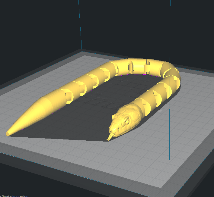 3D file FLEXIBLE SNAKE・3D printing idea to download・Cults