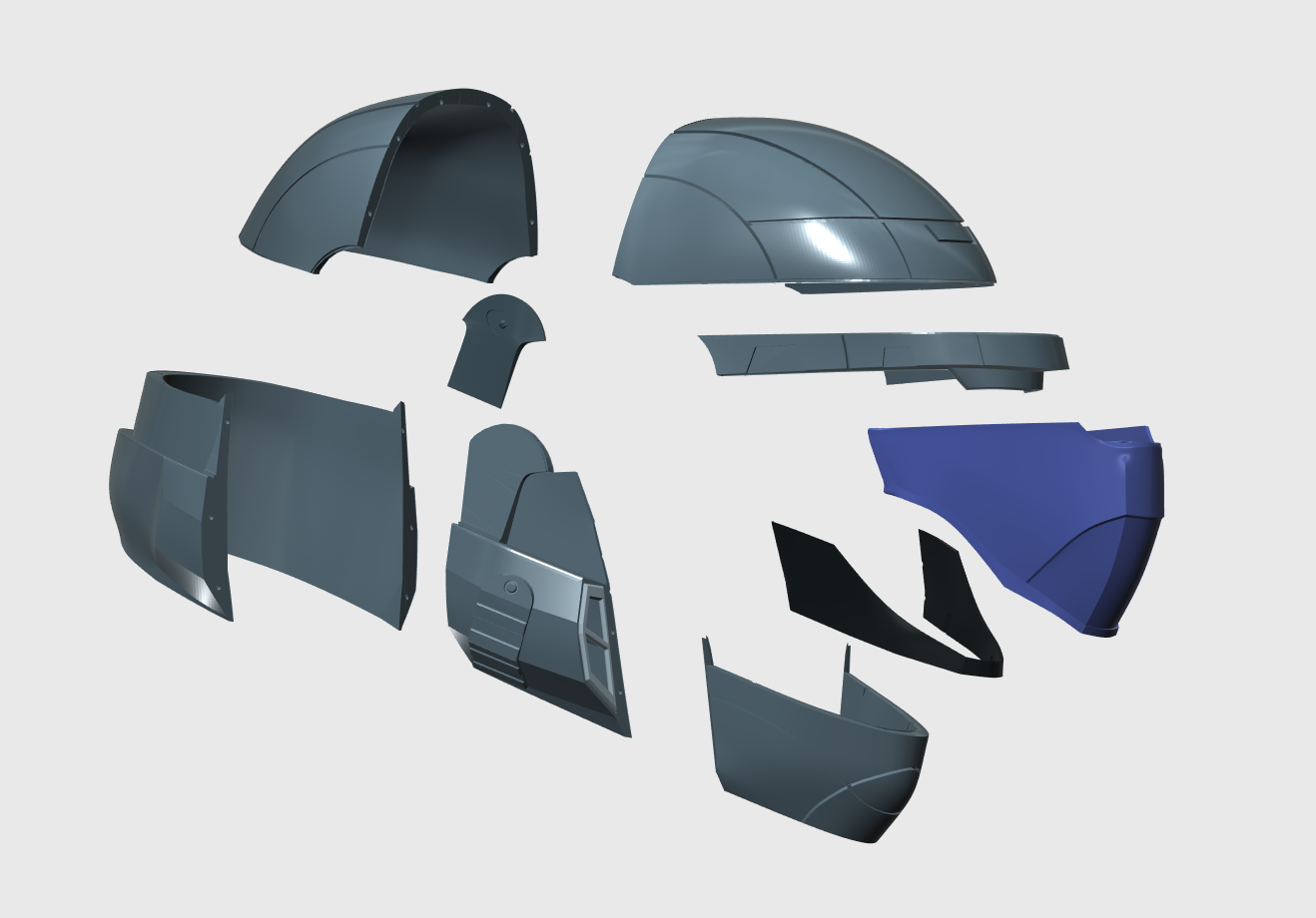 3D file Halo inspired ODST Helmet - (3D MODEL - STL) 😇・3D printing idea ...