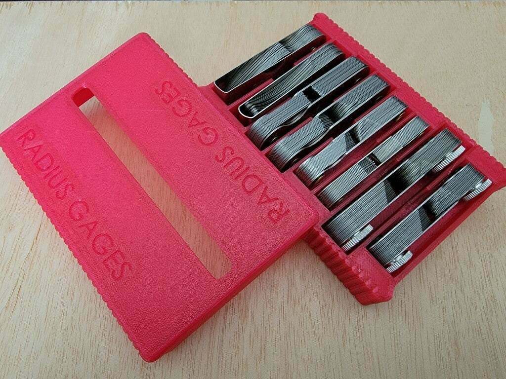 Free STL file Radius Gauge Storage Box・3D printer model to download・Cults