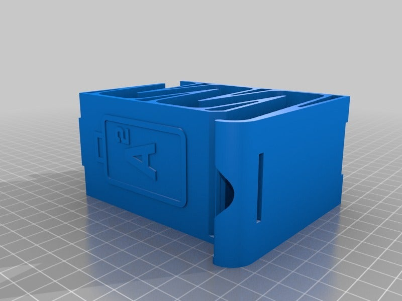 Free STL file Battery Dispenser - 24x AA - Stackable・Object to download ...