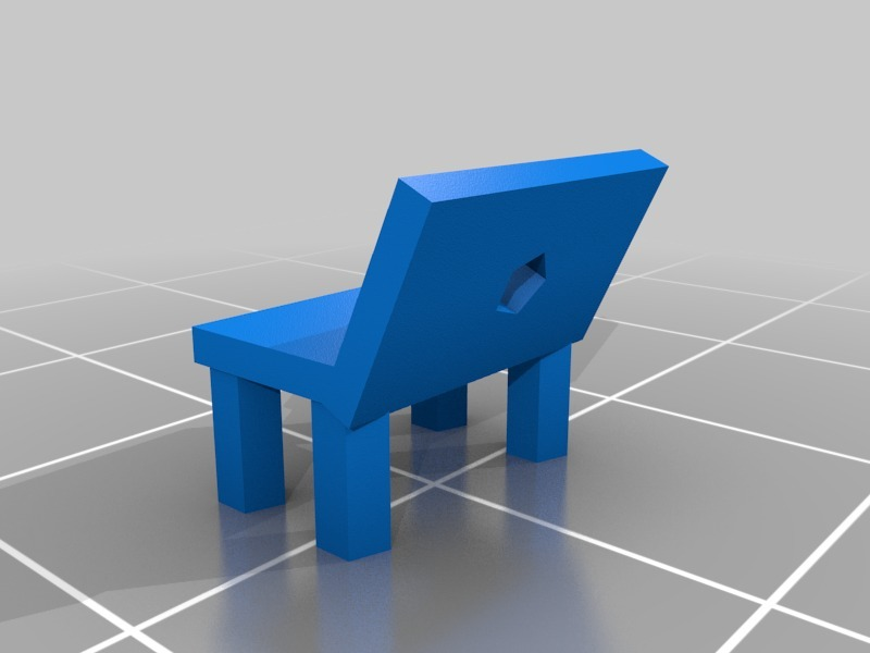 Free 3D file Simple bench 🧸・3D print design to download・Cults