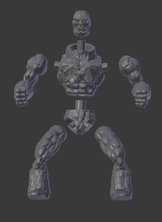 3D file MOTU 200x CALLIX EVIL HORDE ROCK MAN・3D printable model to ...