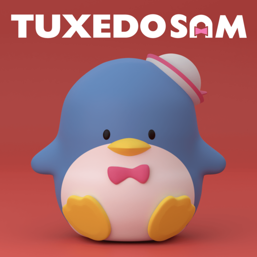 Download free STL file Tuxedo Sam タキシードサム • 3D printer model ・ Cults