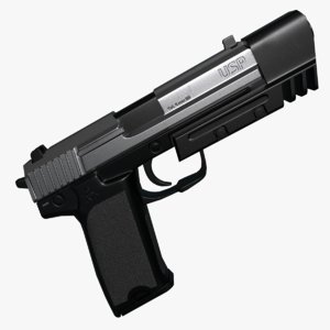 3D file USP GUN 3D MODEL 🔫・Template to download and 3D print・Cults