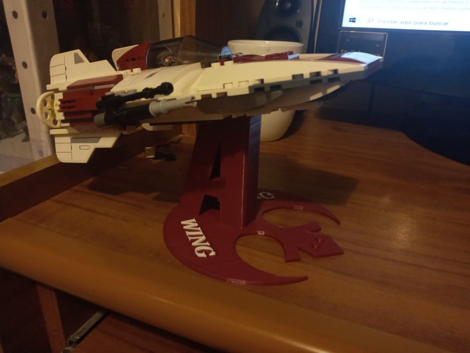 STL file Lego Star Wars Support / Stand (A-Wing) /Display /Stand ...