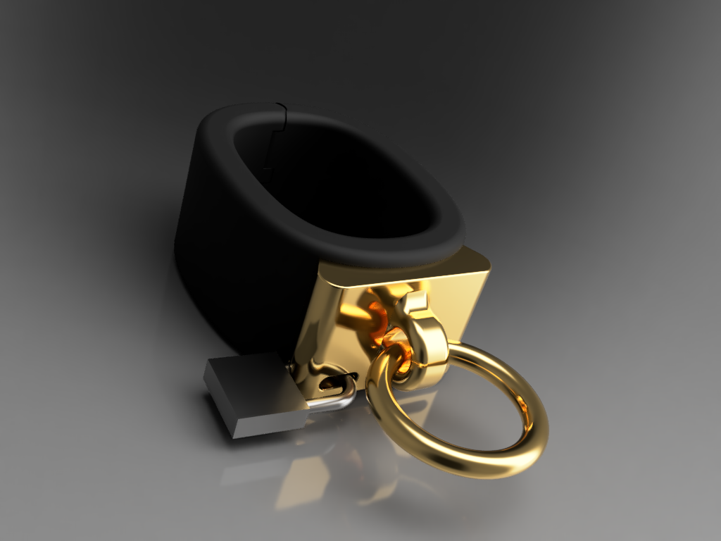 STL file lockable PRINT IN PLACE SWEDISH STYLE CUFF・Template to ...