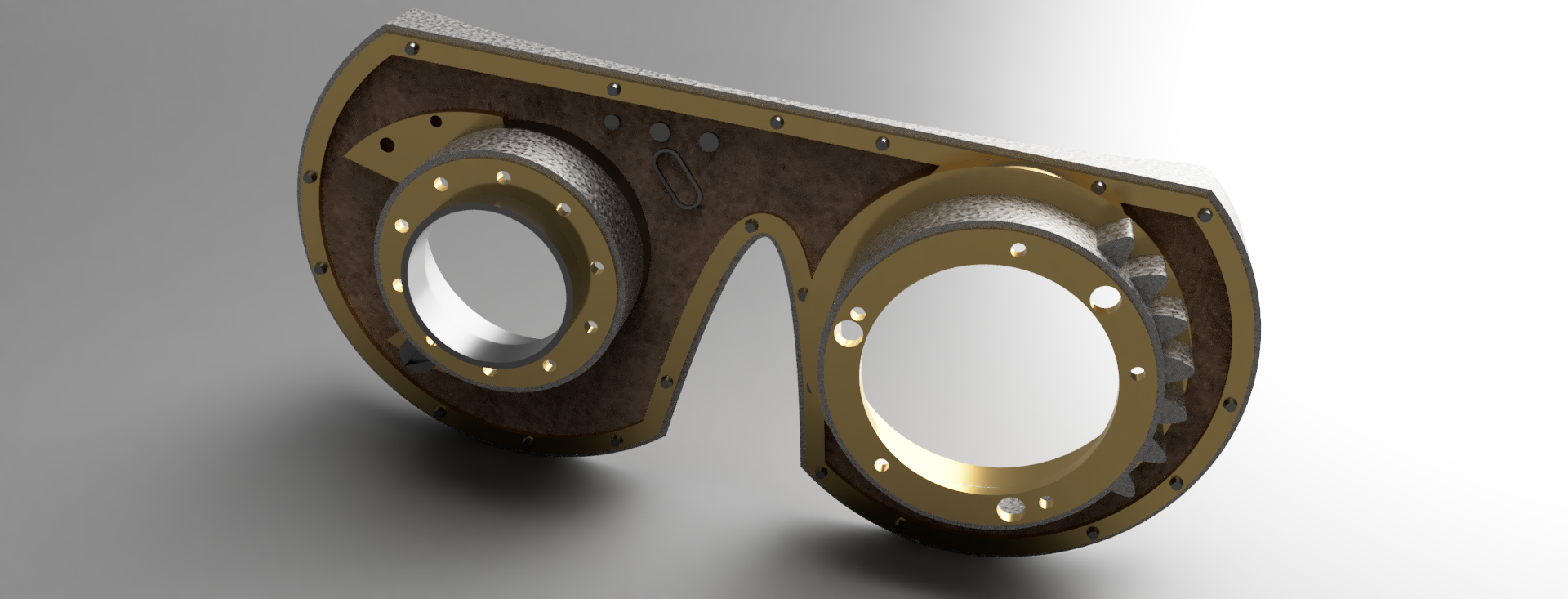 STL file Steampunk goggles・3D printer design to download・Cults
