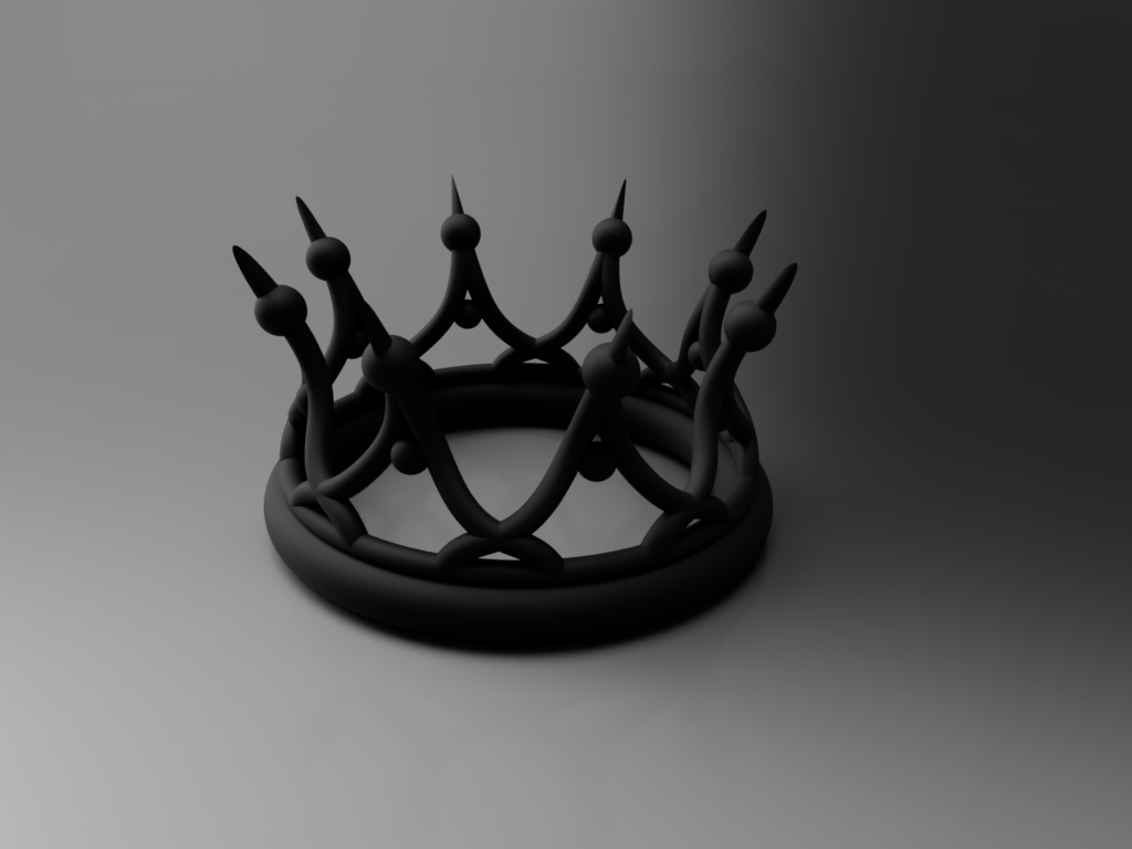 STL file crown・3D printing model to download・Cults