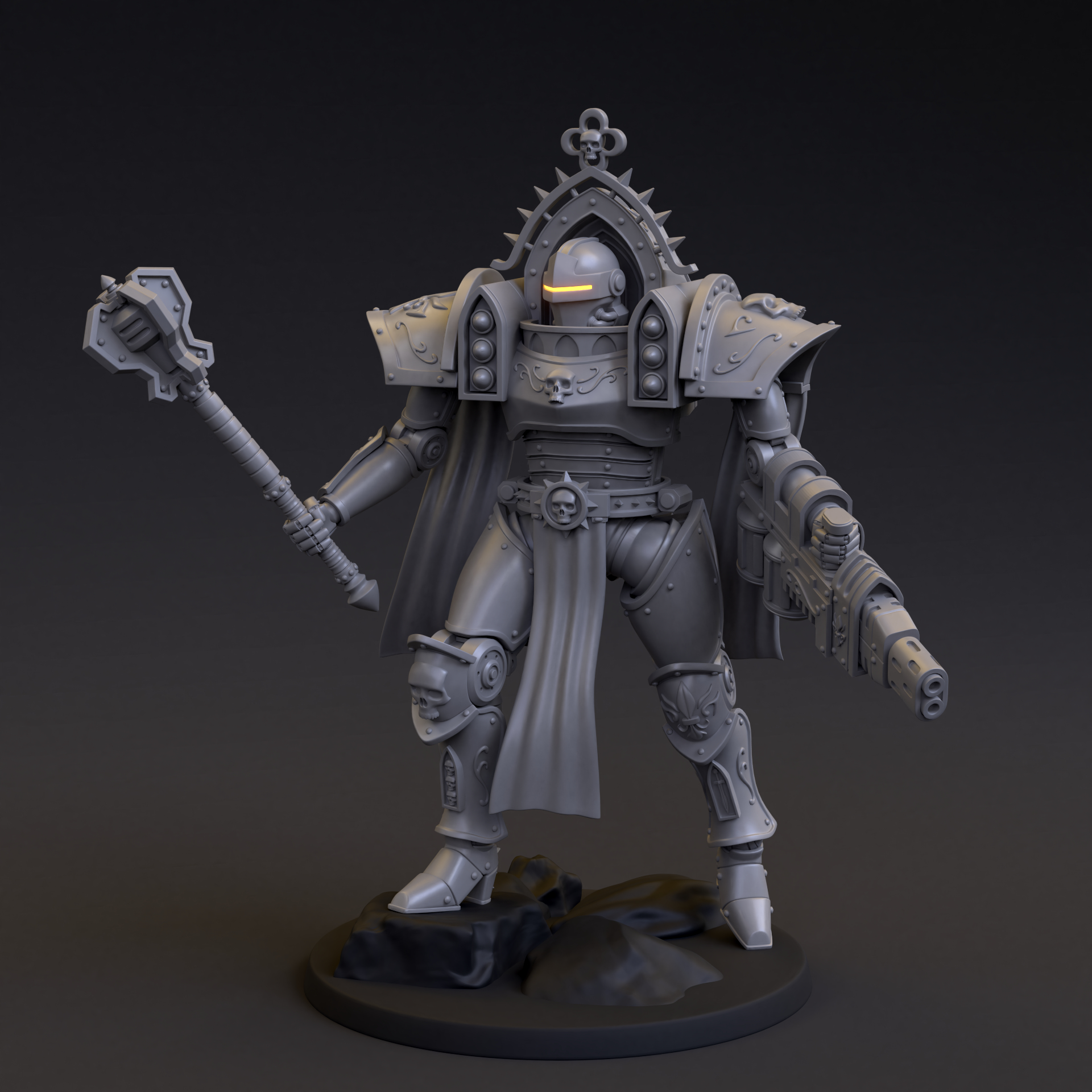 3D file Prioress Battle-Armor Multipart Kit 🎲・3D printer model to ...