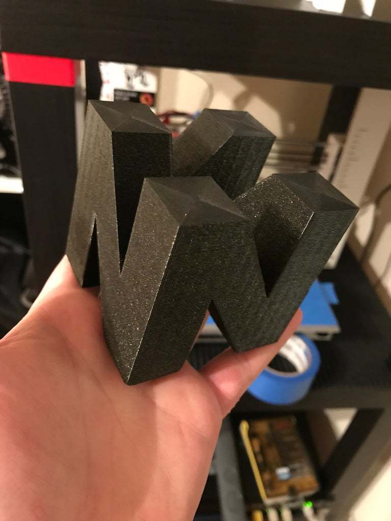 Free STL file Nintendo 64 Logo・3D print design to download・Cults