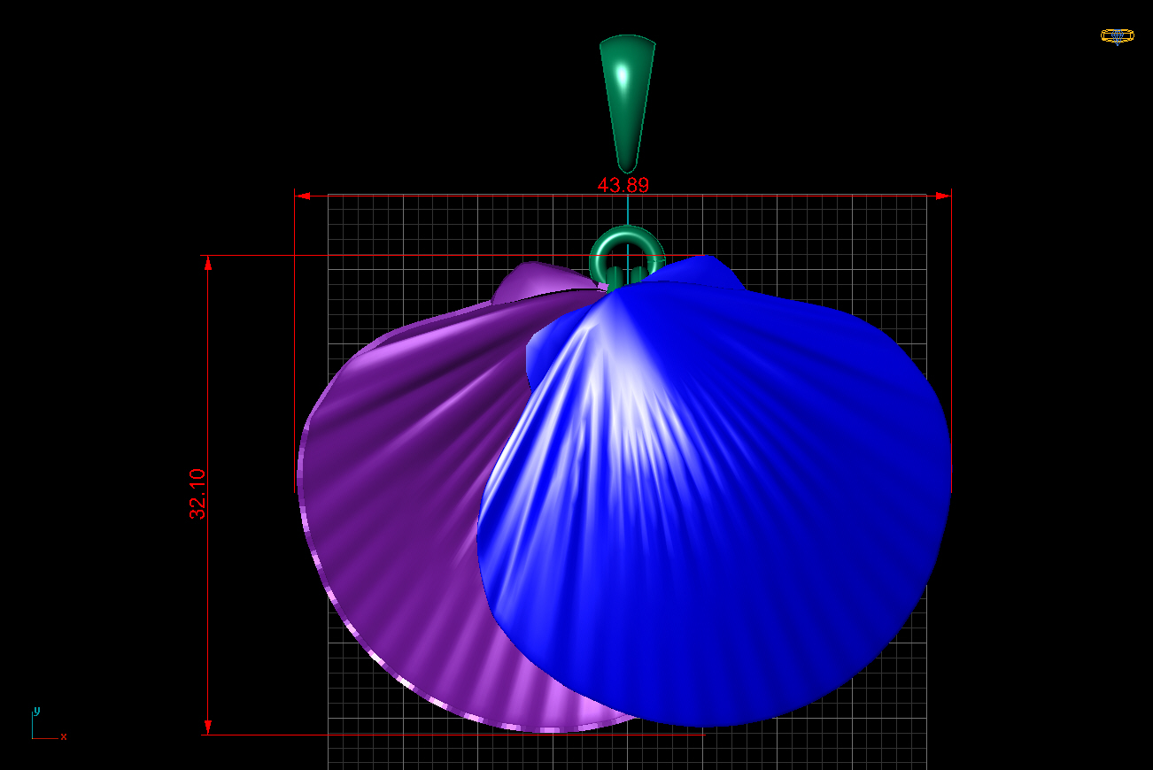 STL file Shell Pendant 🐚・3D printable model to download・Cults