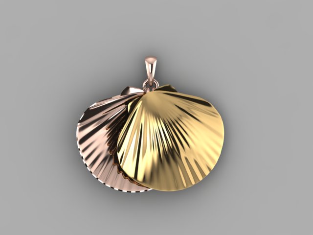 STL file Shell Pendant 🐚・3D printable model to download・Cults