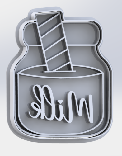 Free STL file MILK Christmas cutter・3D printable object to download・Cults