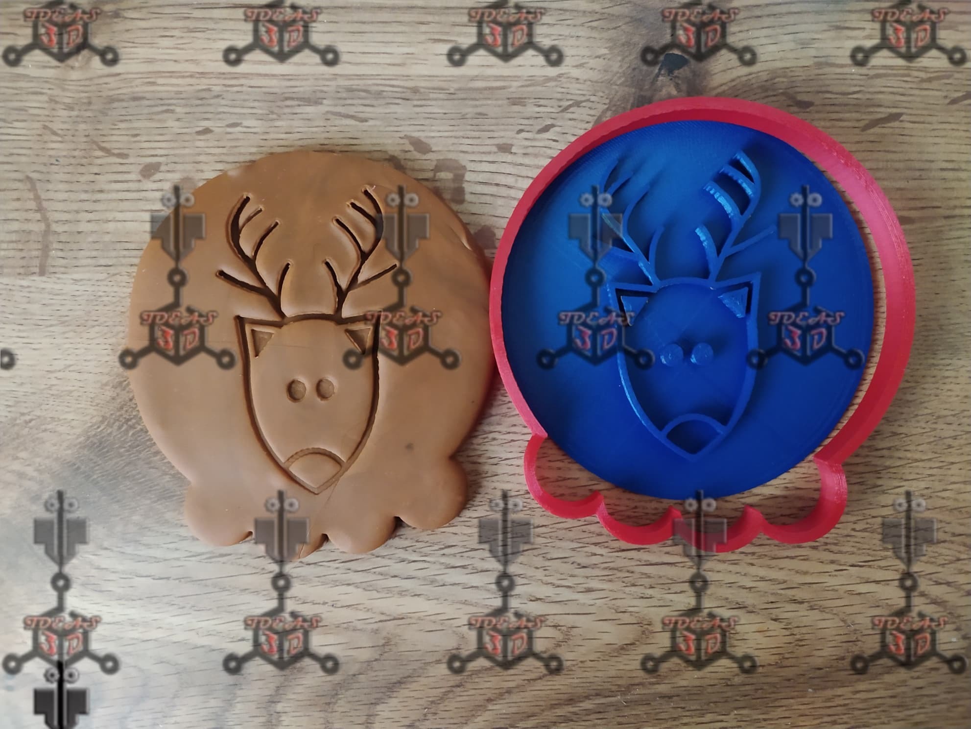 Archivo STL gratuito SELLO MAS CORTADOR TIPO ACUARELA RENO・Objeto para ...