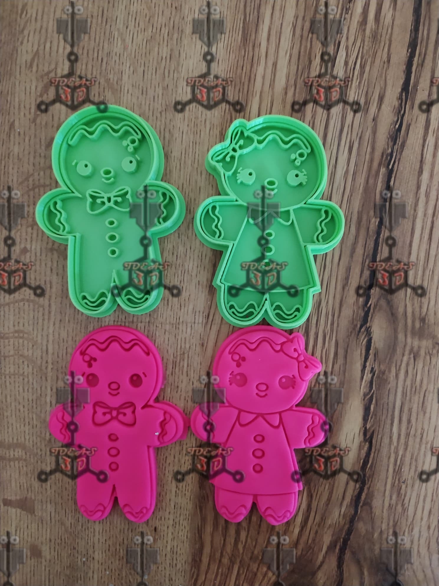 Free STL file GINGERBREAD COOKIE CUTTER SET・3D printable design to ...