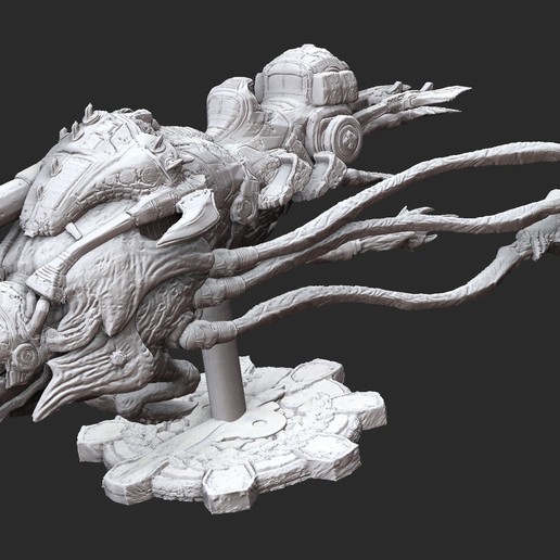 Download STL file Reaver Gears of War 3D Model STL File 3D Print • 3D ...