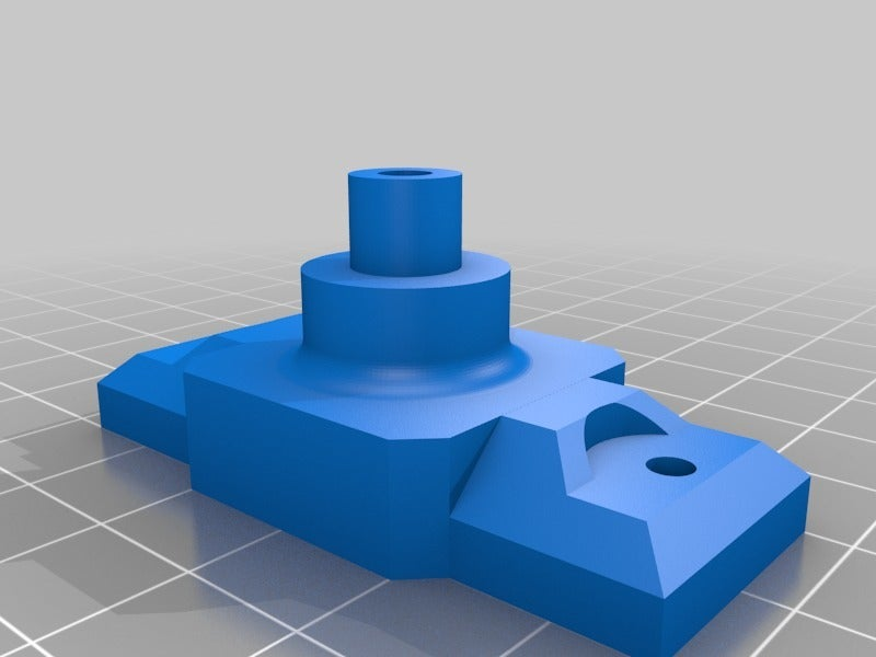 Free STL file 2020 profile 608ZZ rotating mount for 8mm linear slide ...