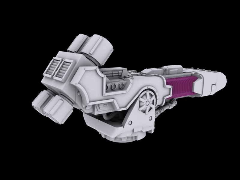 3D file MEDIUM GIANT MECH PLASMA CANNON TURRET・3D print design to ...