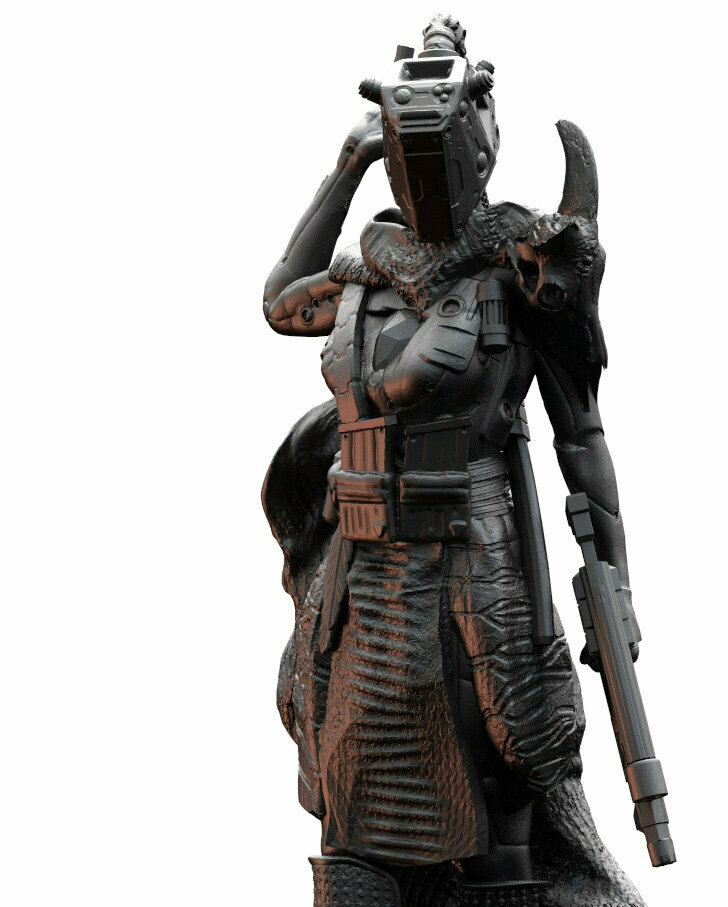 3D file Pilot Female- Senua・3D printer model to download・Cults
