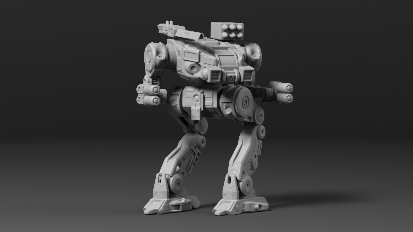 3D file Mech- Darkest Goat with free pilot and interchangeable weapons ...