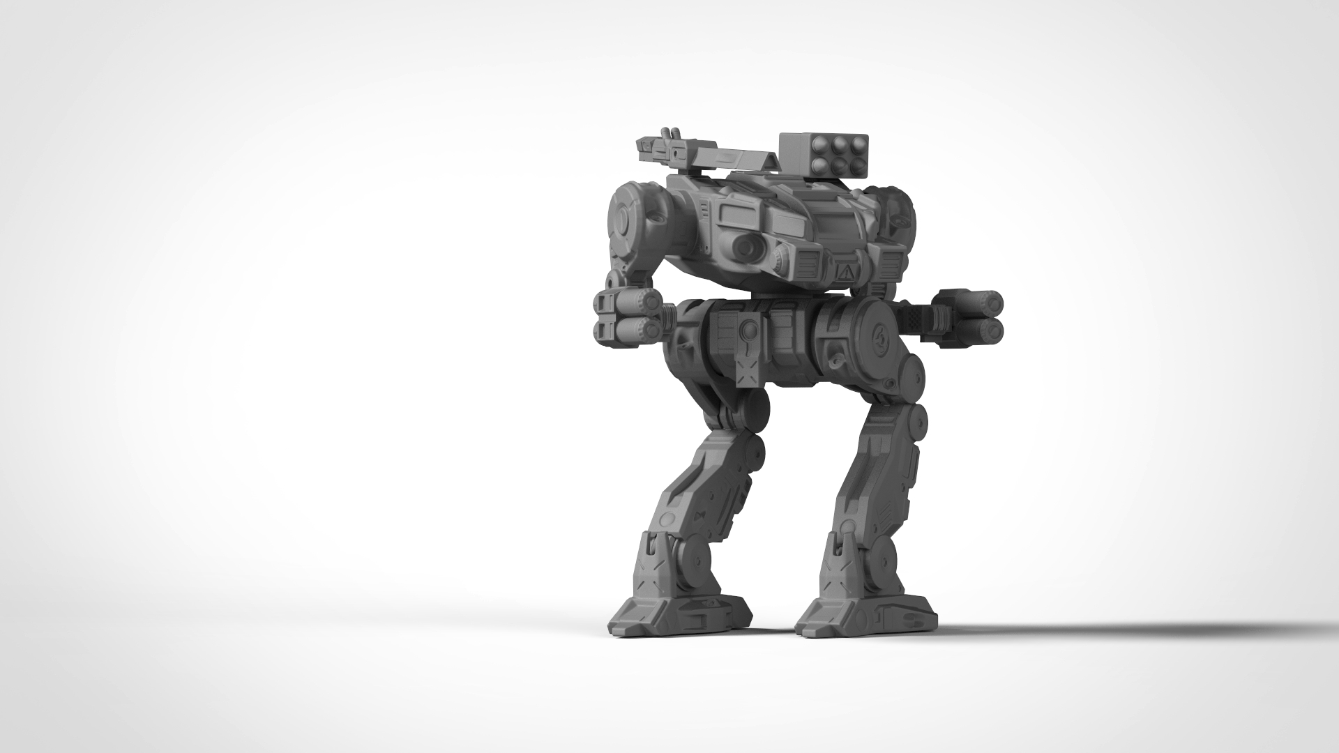 3D file Mech- Darkest Goat with free pilot and interchangeable weapons ...