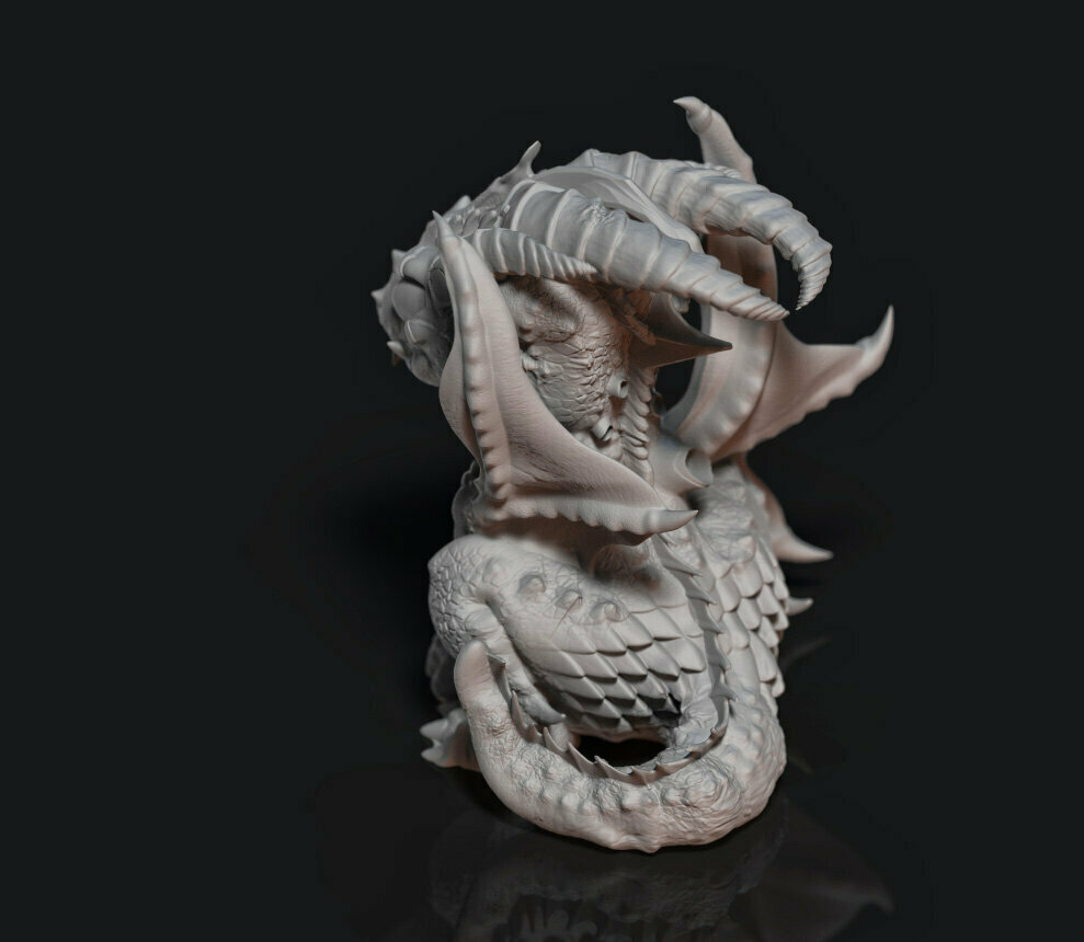 3D file Dragon- Grumpy Baby・3D printing design to download・Cults