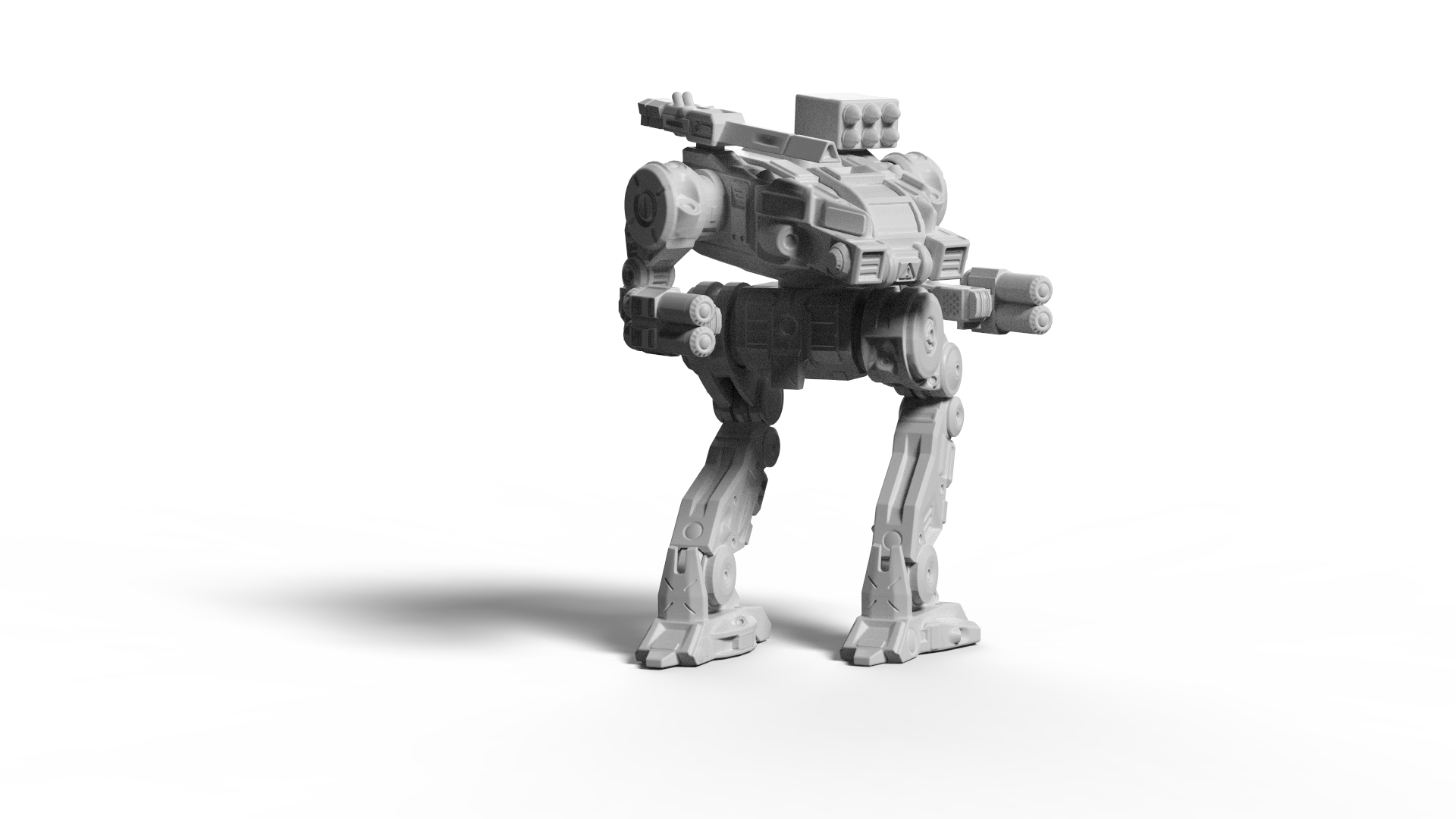3D file Mech- Darkest Goat with free pilot and interchangeable weapons ...