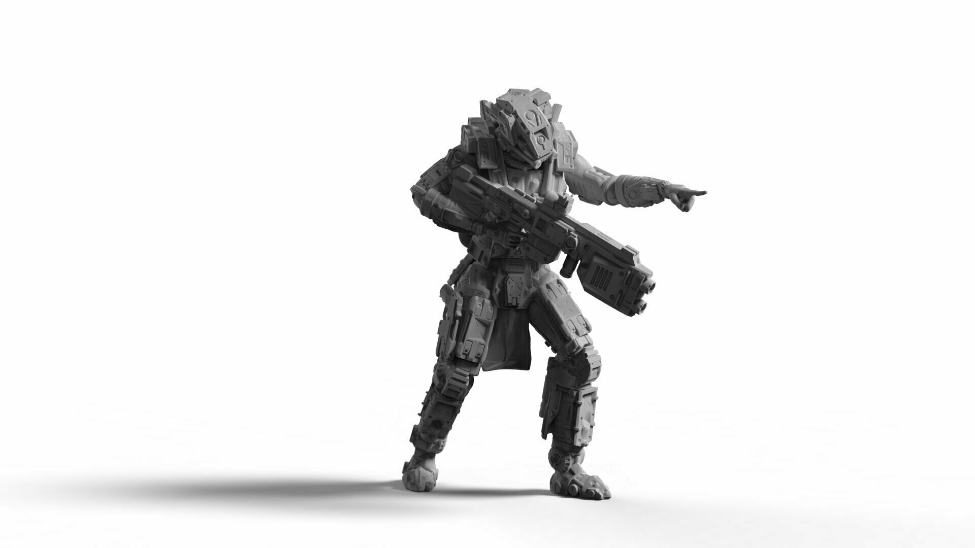 3D file Infantry- Koloss Assault Rifle Team (.STL and .OBJ)・3D printer ...