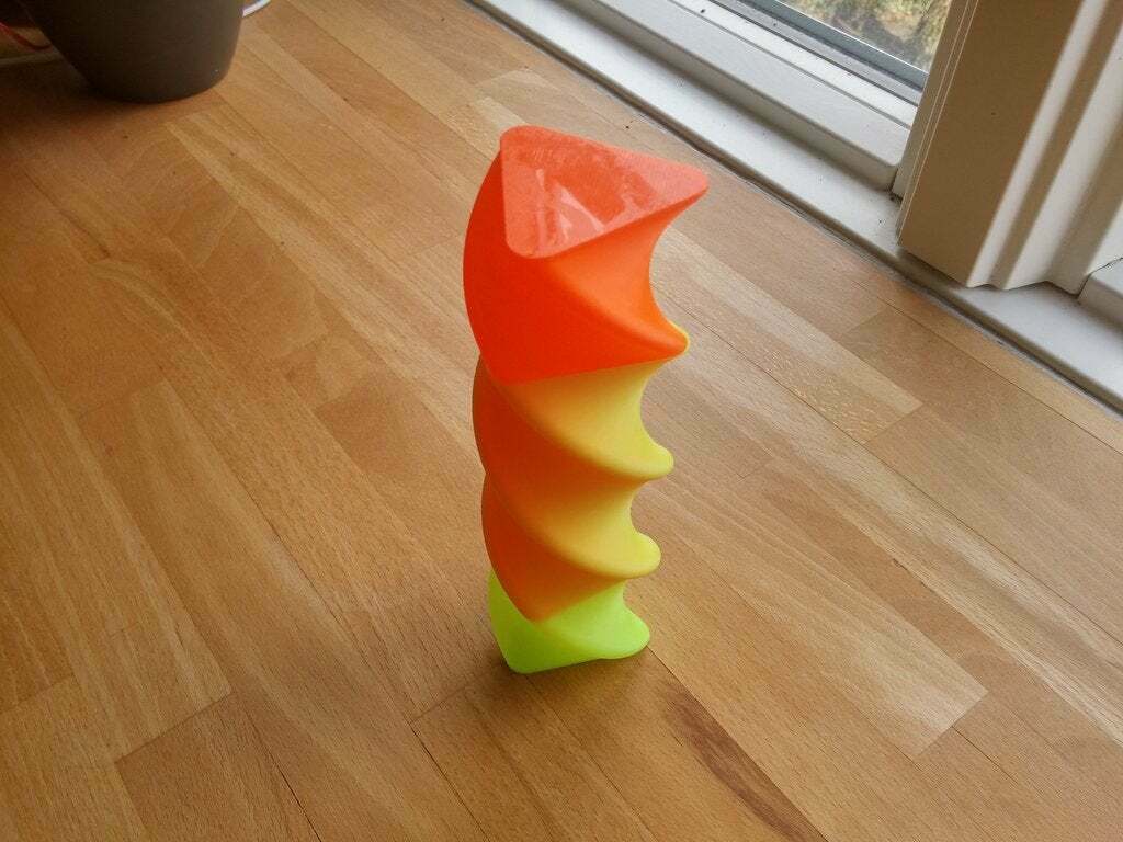 Free SCAD file Customizable Satisfying Twist Container・3D printing idea ...