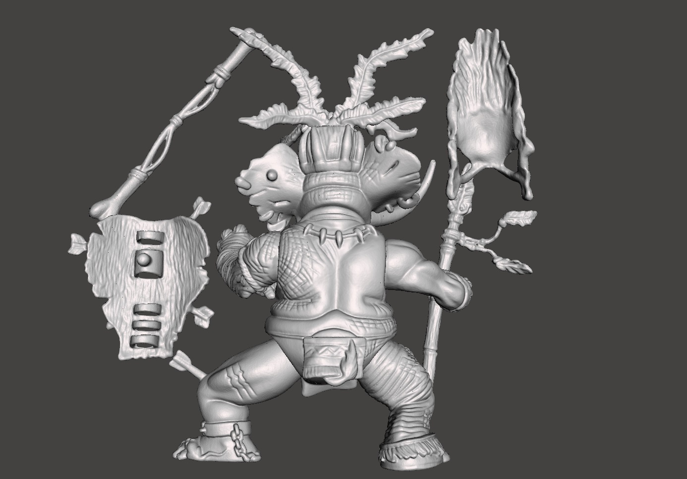 OBJ file DR EL VINTAGE TMNT ( TEENAGE MUTANT NINJA TURTLES) COMPLETE 🥷 ...