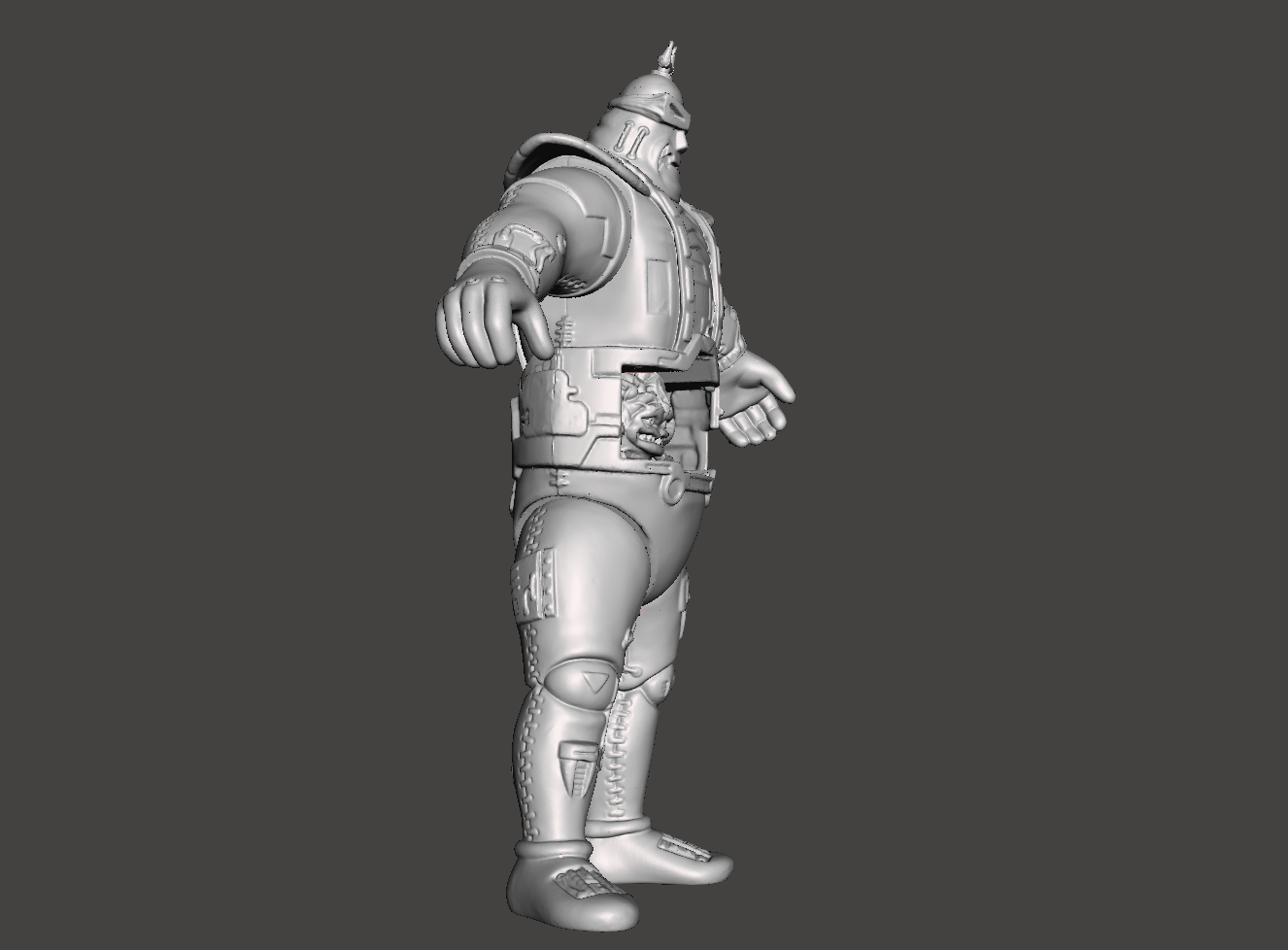 OBJ file KRANG AND ANDROID BODY 11" TMNT ( TEENAGE MUTANT NINJA TURTLES ...