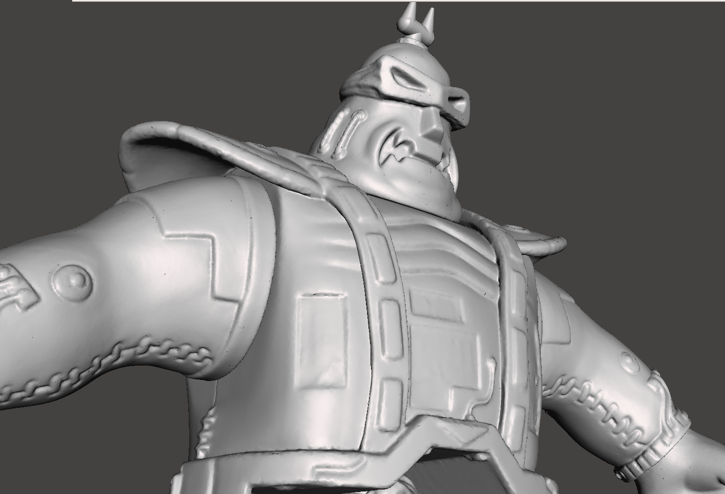 OBJ file KRANG AND ANDROID BODY 11" TMNT ( TEENAGE MUTANT NINJA TURTLES ...