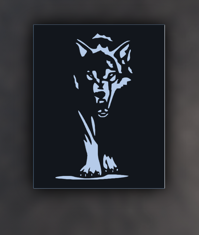 STL file Wolf" lamp 🐺・3D print model to download・Cults