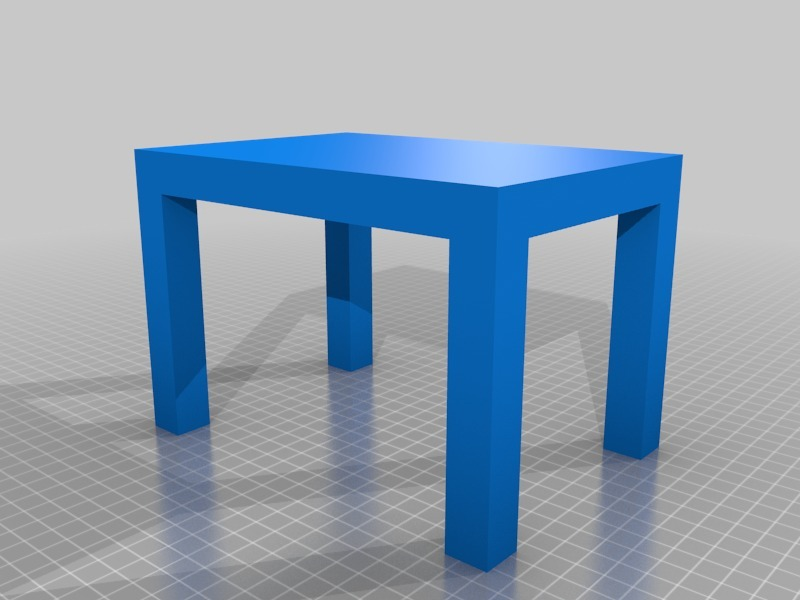 Free 3D file Simple Barbie Table 🎲・3D printer model to download・Cults