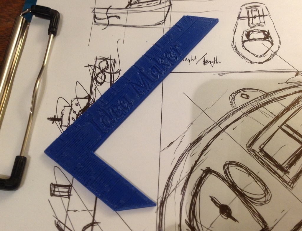 Free 3D file Sketch Ruler 📏・3D printing template to download・Cults