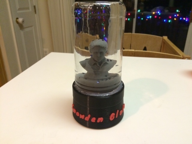 Free 3D file Snowden Globe 👽・Model to download and 3D print・Cults