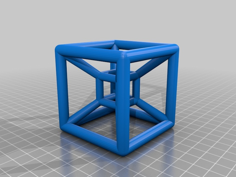 Free 3D file hypercube-lowpoly・3D print design to download・Cults