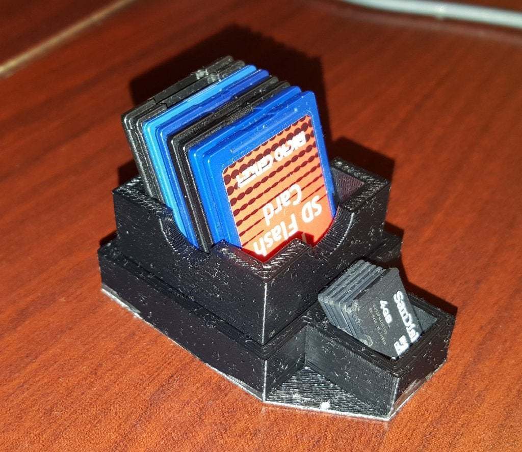 Free STL file sd card box・3D printing design to download・Cults