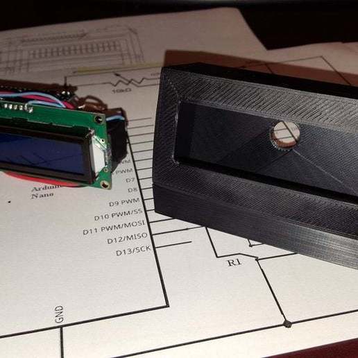 Download Free Stl File 1602 Lcd Box • 3d Print Design ・ Cults