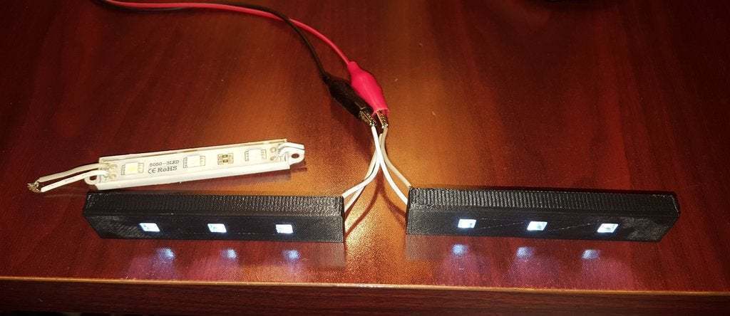 Free STL file 3 LED module DRL・Object to download and to 3D print・Cults