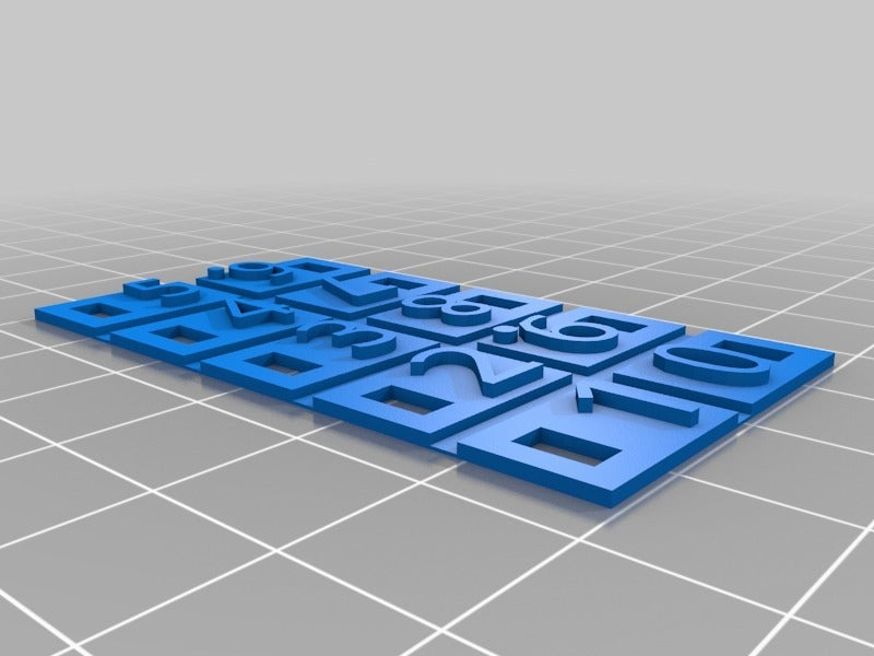 Free STL file wire number tags・3D printer model to download・Cults