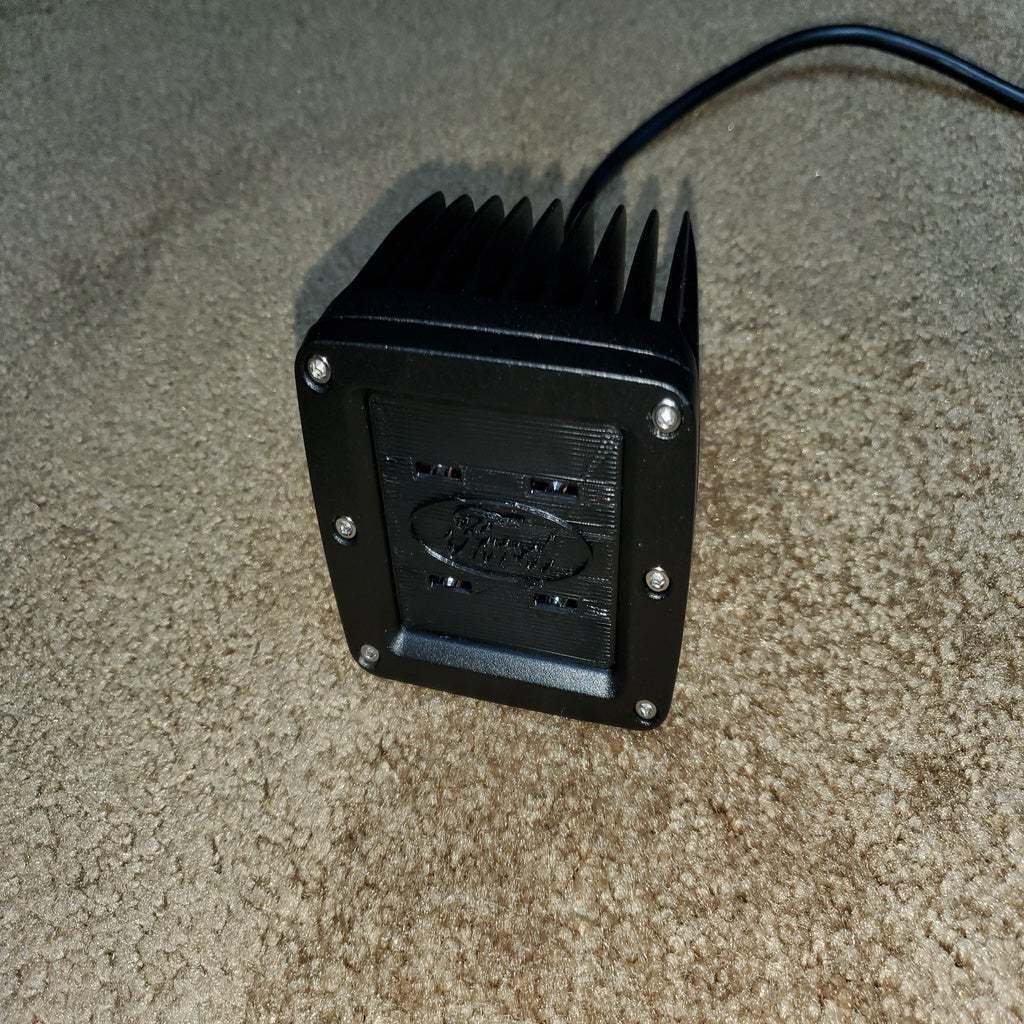 Archivo STL gratis Cegadores de 4 LEDs de luz antiniebla / Máscara DRL ...