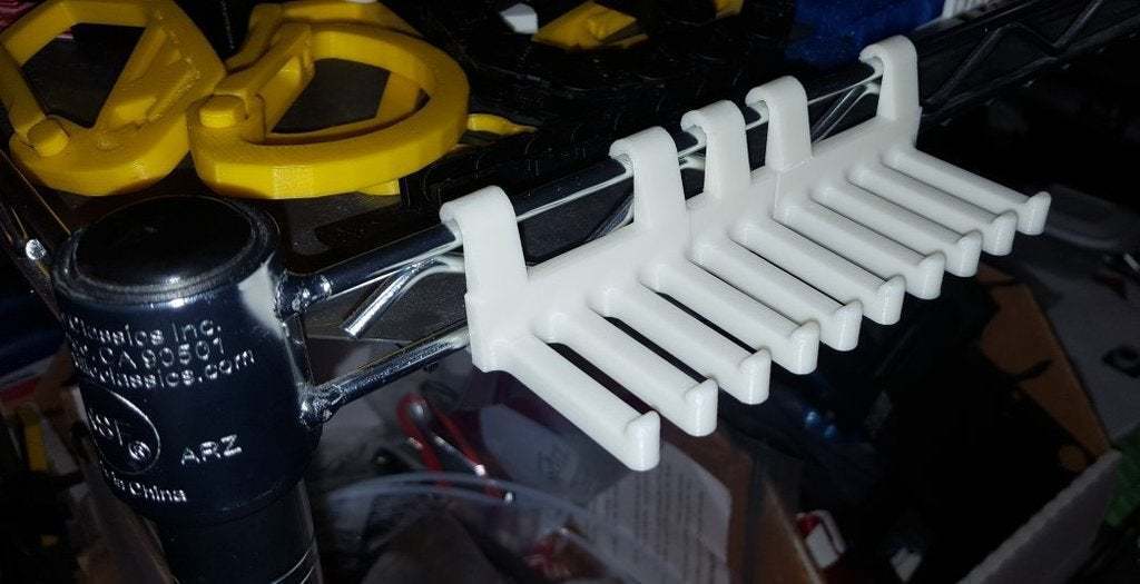 Free STL file cable tray for a wire rack shelf・3D printing model to ...