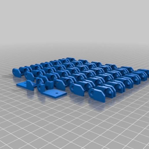 Download free STL file cable chain 9mm w 2 ends • 3D printable design ...