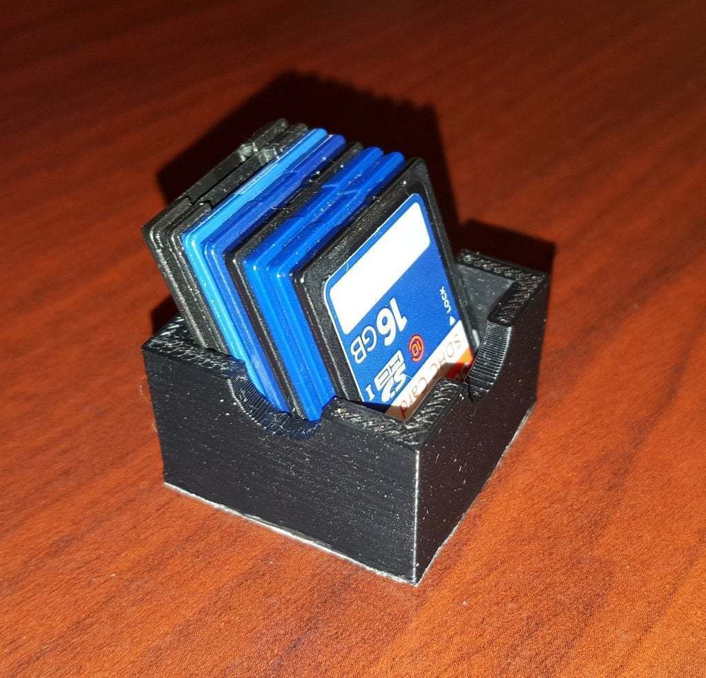 Free STL file sd card box・3D printing design to download・Cults