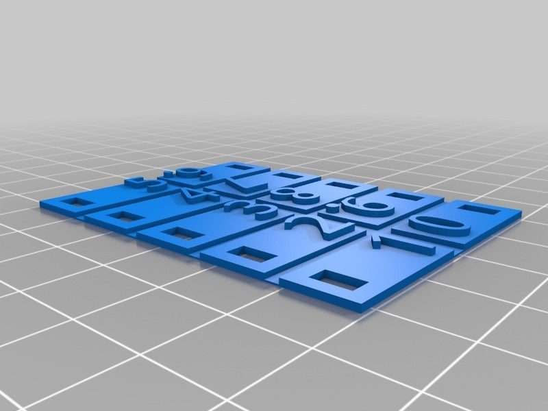 Free STL file wire number tags・3D printer model to download・Cults