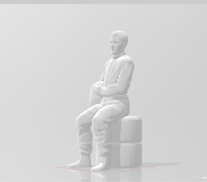 STL-Datei Racing driver sitting on F1 Nascar Indy Nascar Indy Indy ...