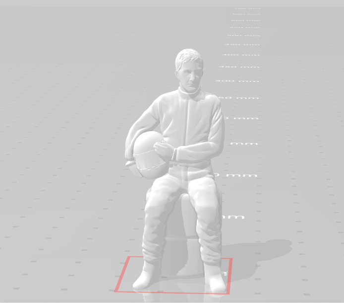 STL-Datei Racing driver sitting on F1 Nascar Indy Nascar Indy Indy ...