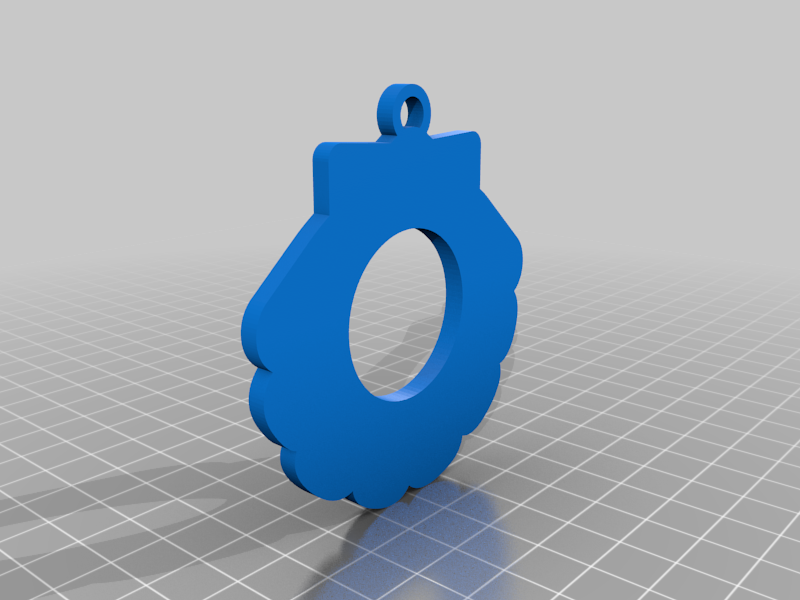 Free STL file Scallop shaped clam gauge keychain・3D printing model to ...